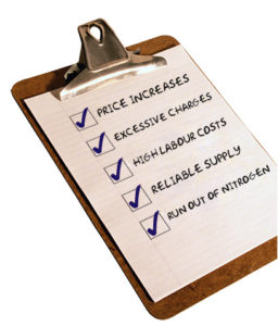 EVALUATE YOUR EXISTING NITROGEN SUPPLY WITH THIS HANDY CHECKLIST!
